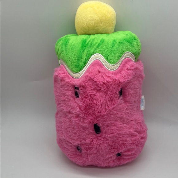 Toys | Plush Watermelon Bottle Toy Pink And Green | Poshmark